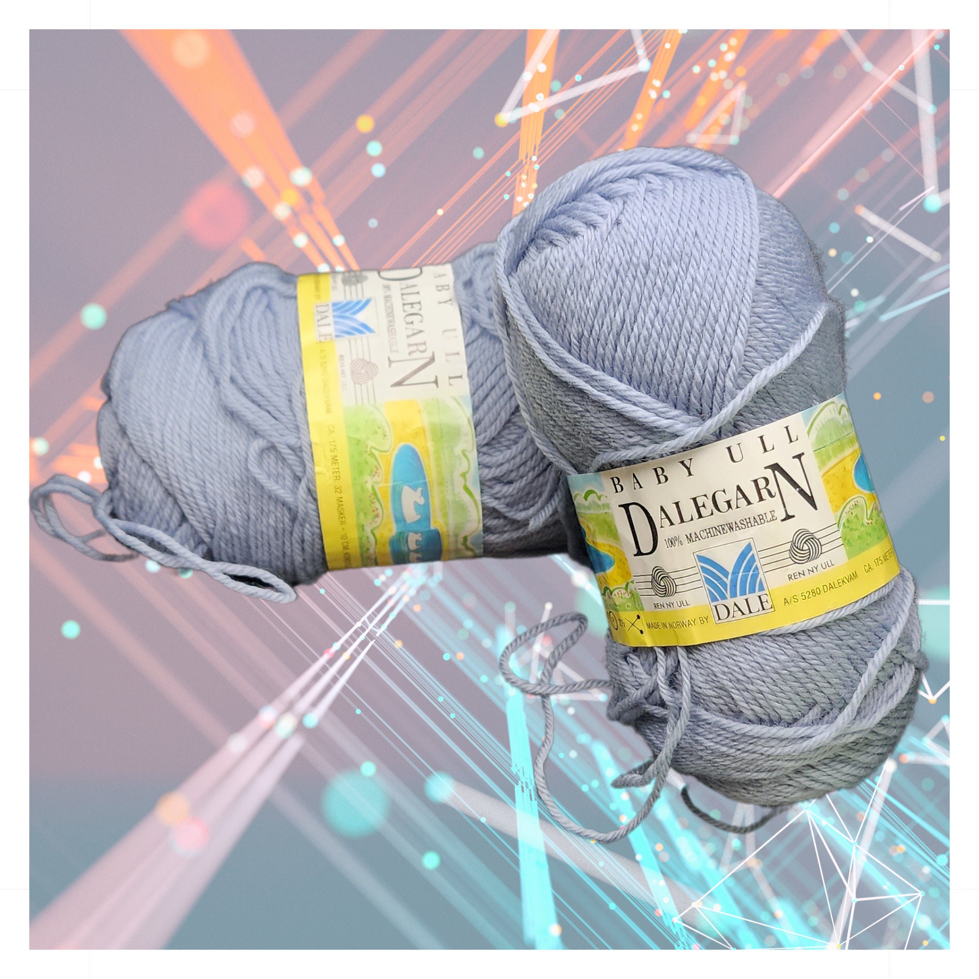 YARN Dalegarn-baby Ull 100% Wool From Dale of Norway - Etsy