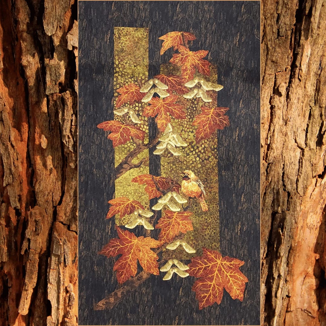 PANEL Stonehenge Maplewood 22014-24 by Linda Ludovico for Northcott - Etsy