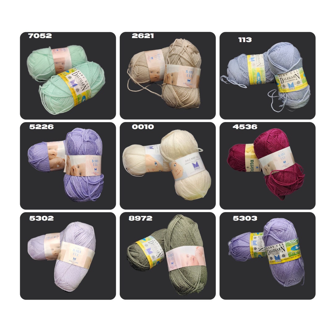 YARN- Dalegarn-baby Ull 100% Wool From Dale of Norway - Etsy