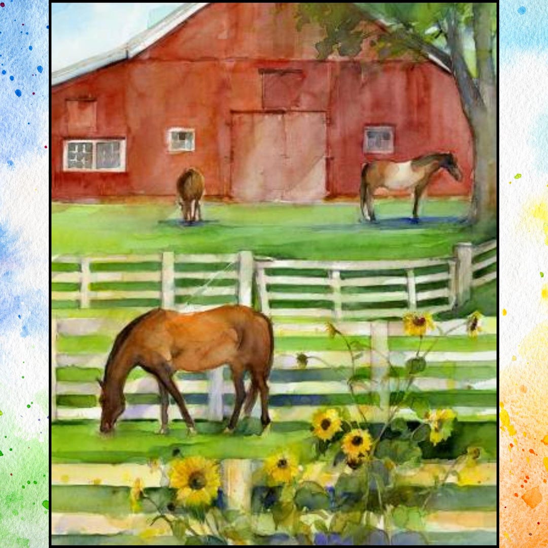 PANEL Sunflower Stampede by John Richard Keeling - Courtesy of MHS ...