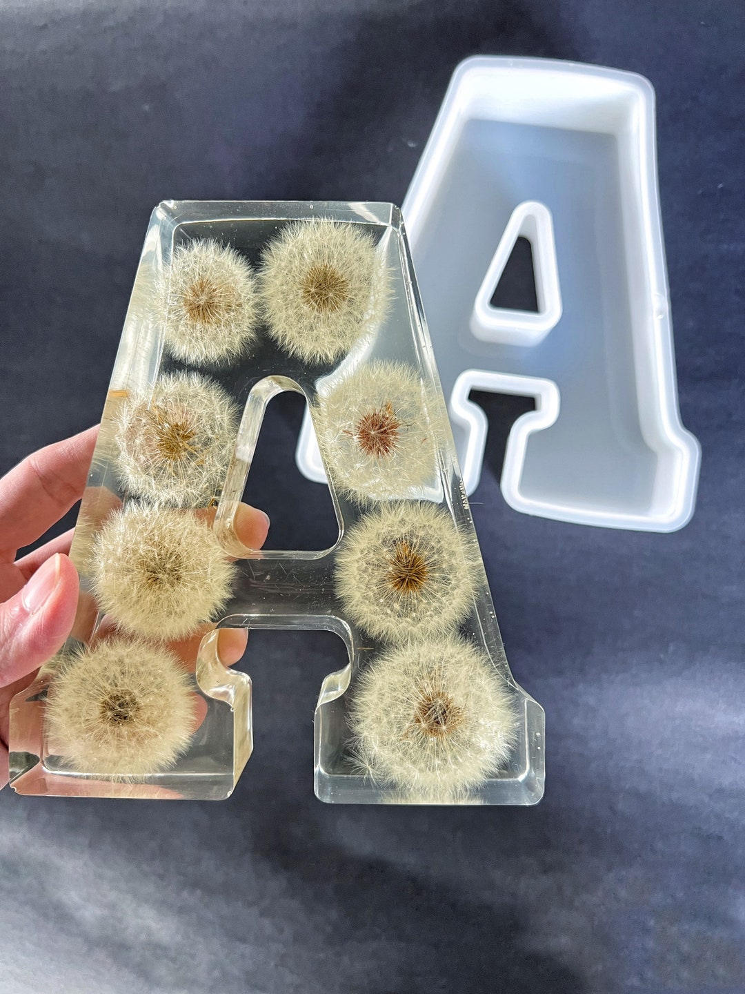 Huge Resin/concrete Silicone Mold, Large Alphabet Mould, Shiny Mould ...