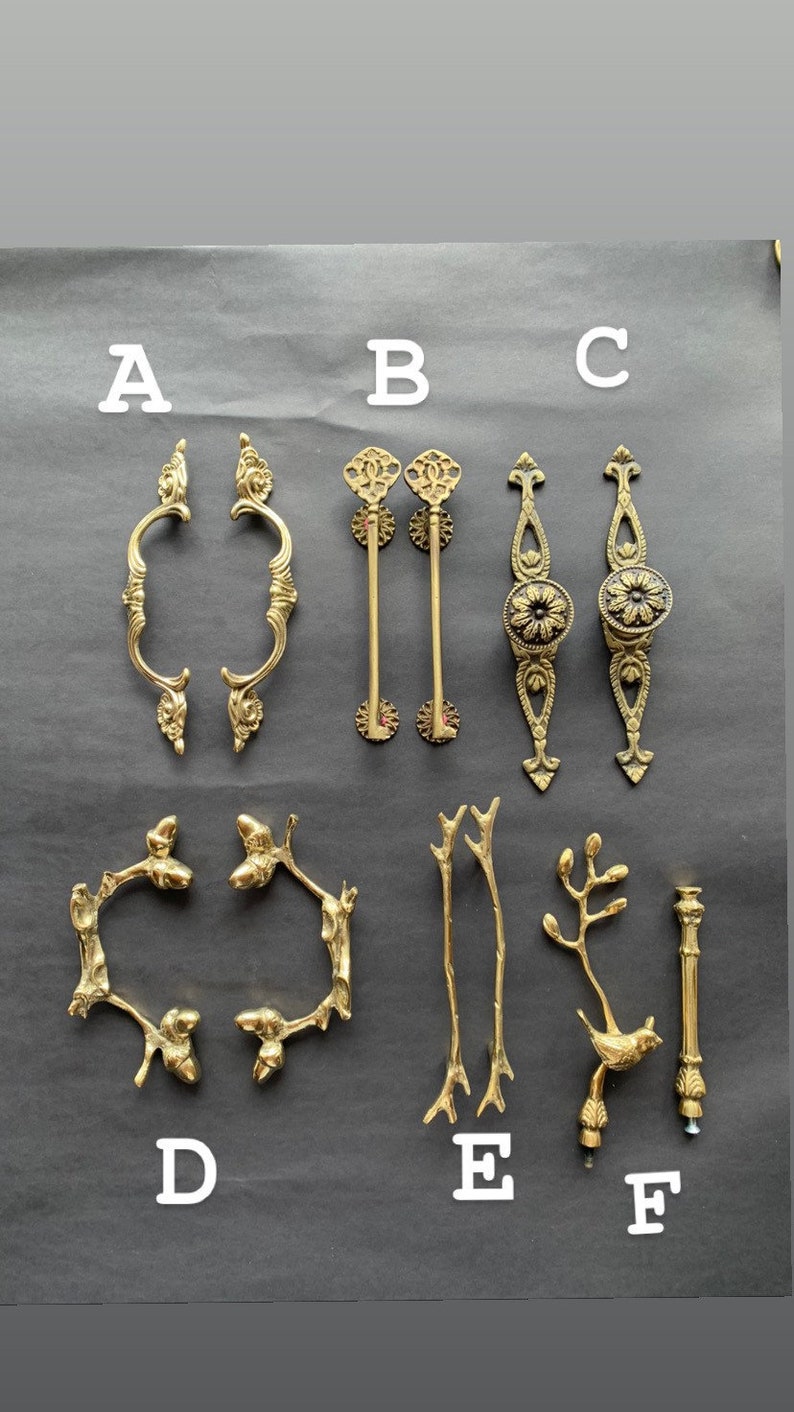 Handmade Brass Serving Tray Handles - Rustic Decor (2 Handles) - Etsy