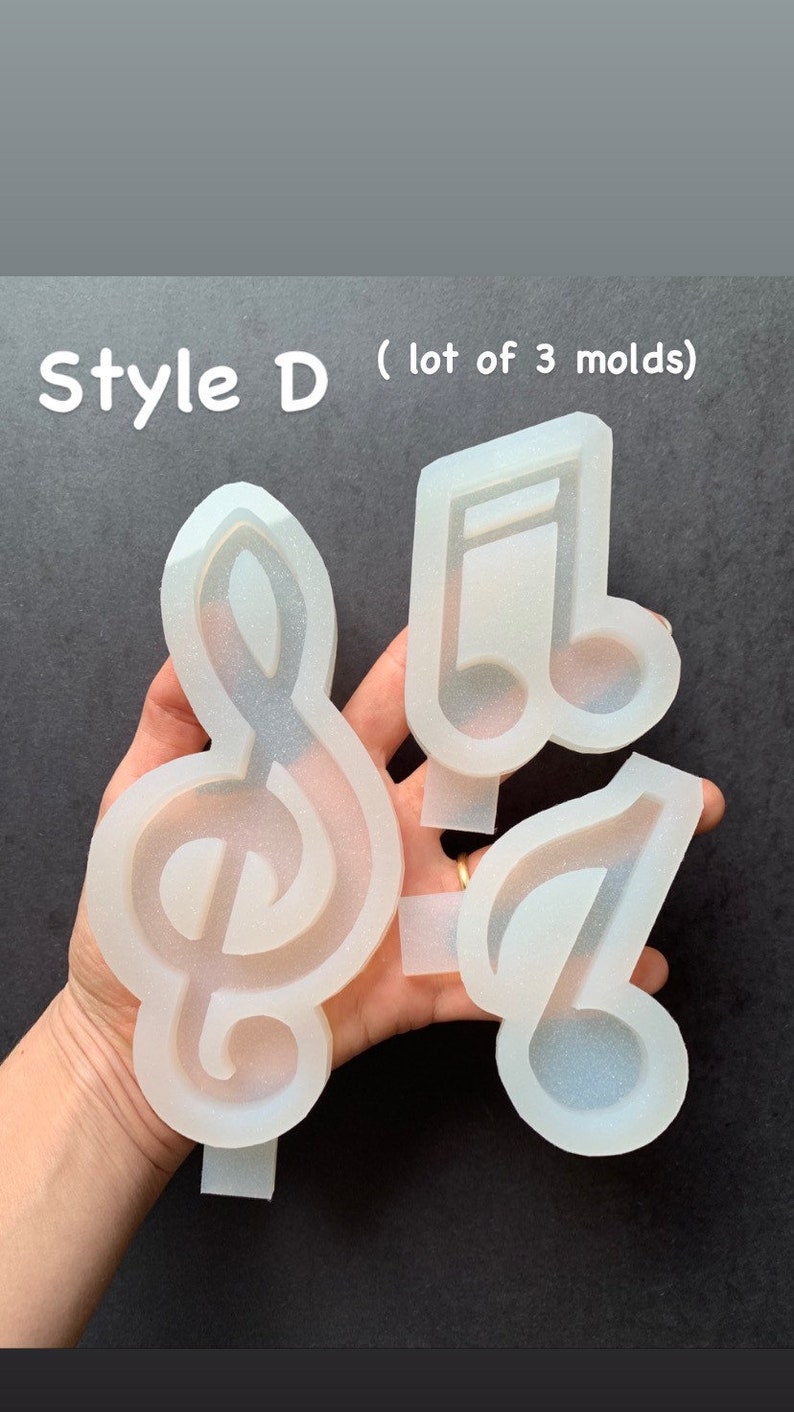 Music Notes Mold Musical Notes Mold | Etsy