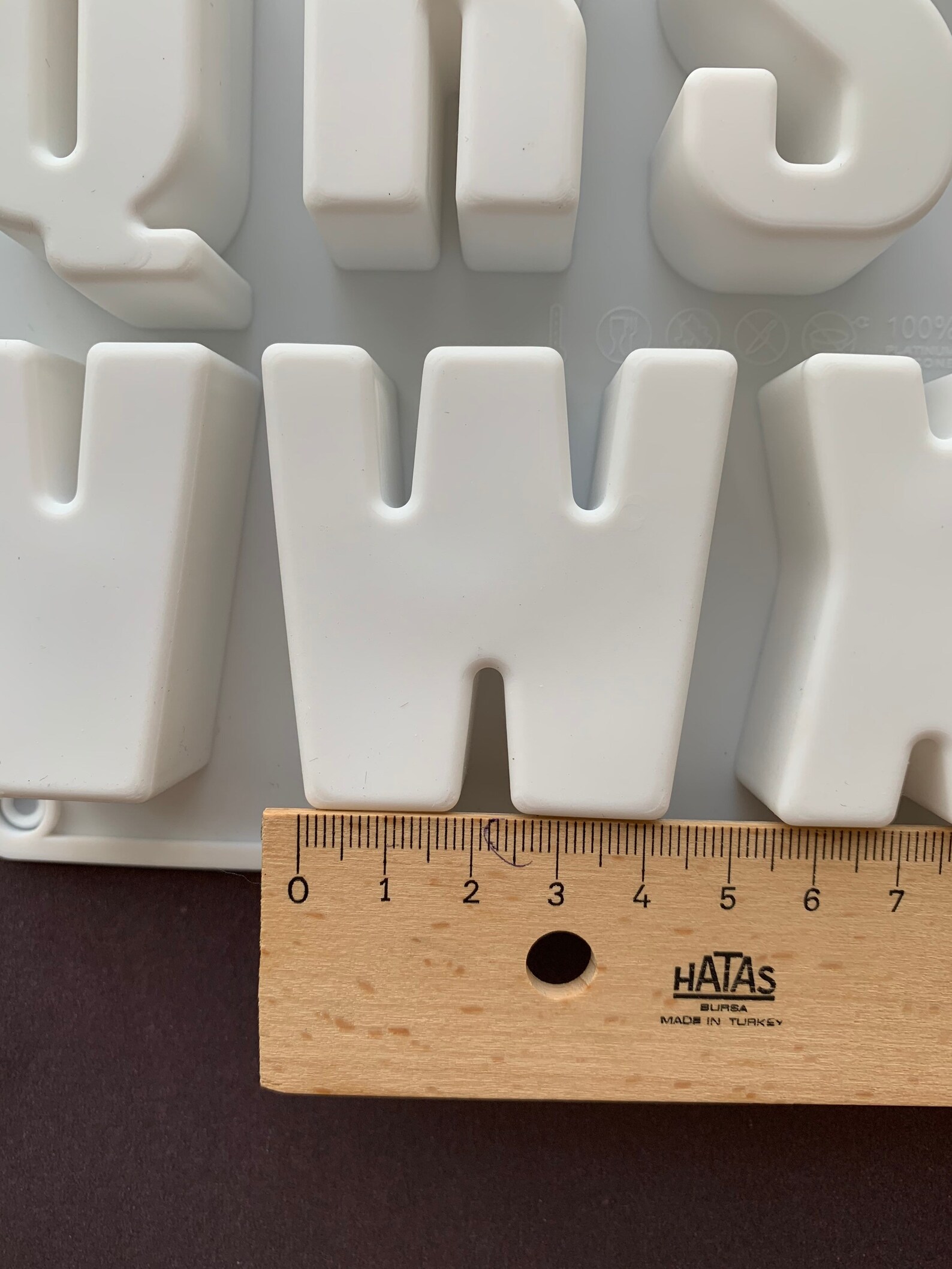 Large Alphabet Silicone Mold: Resin Keychain, Pendant Initial - Etsy
