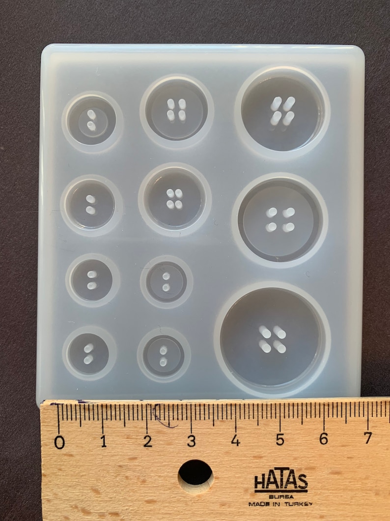 Button Silicone Mold Button Resin Mold Round Button Resin - Etsy