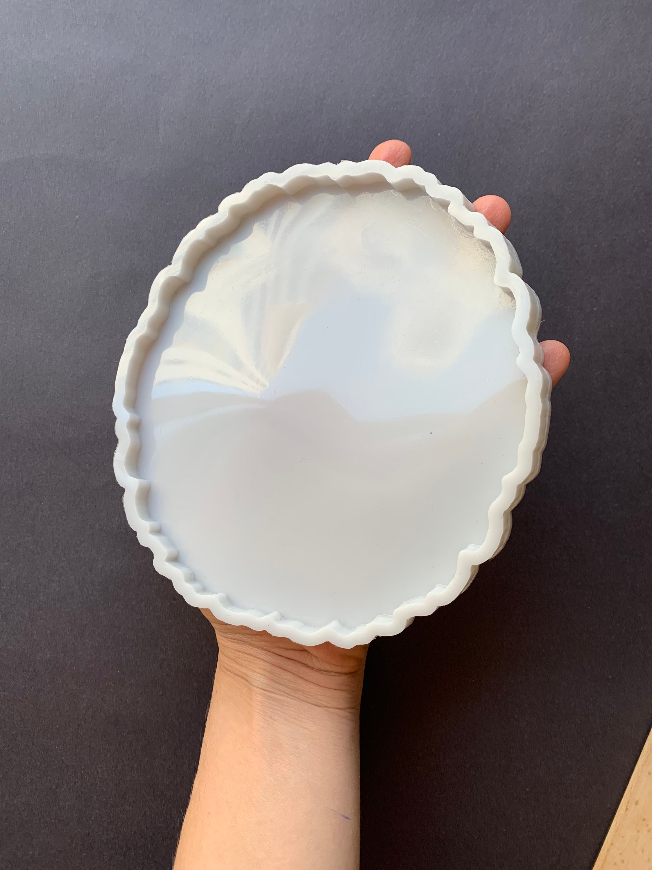 Geode Coaster Agate Resin Mold Coaster Molds Rough Edge | Etsy