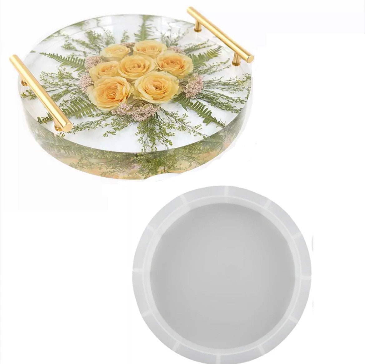 Big Round Epoxy Resin Silicone Mold Table Mold Tray Mold - Etsy