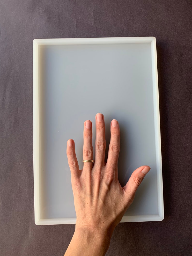 Rectangle Tray Shiny Silicone Mold Large Tray Mold Notebook - Etsy UK