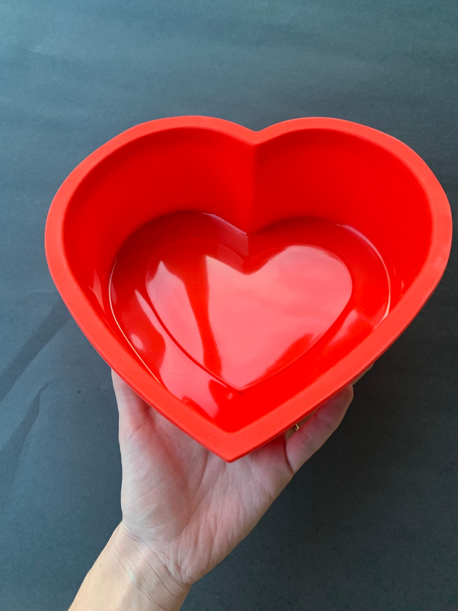 Heart Silicone Mold Shiny Silicone Mold Deep Heart Silicone - Etsy