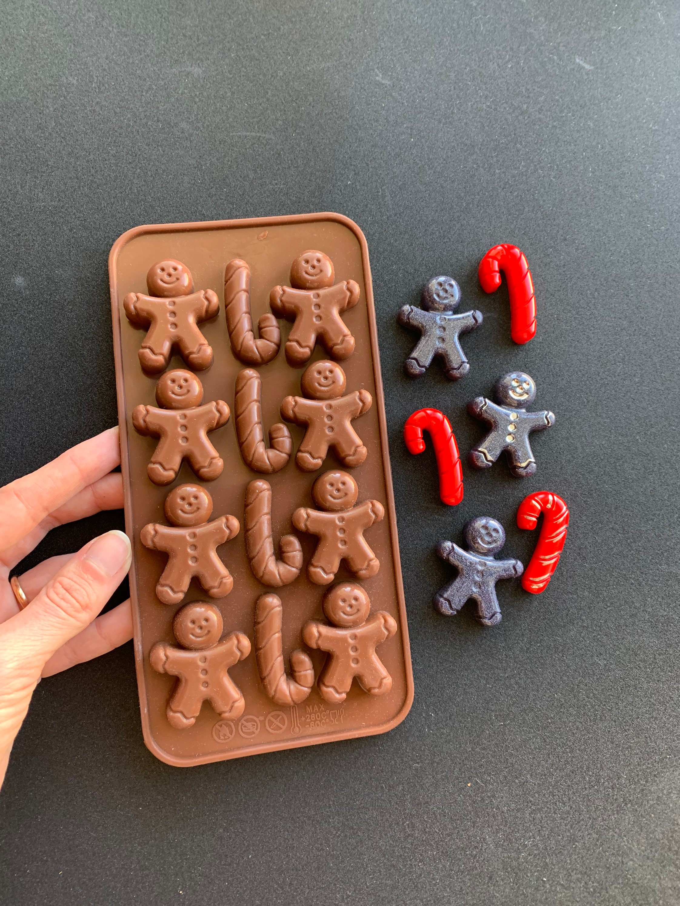 Gingerbread Man Silicone Mold - Christmas Holiday Theme - Etsy