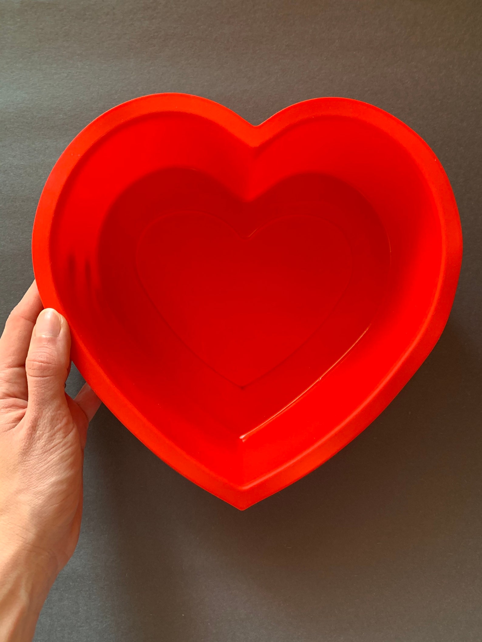 Heart Silicone Mold Shiny Silicone Mold Deep Heart Silicone - Etsy