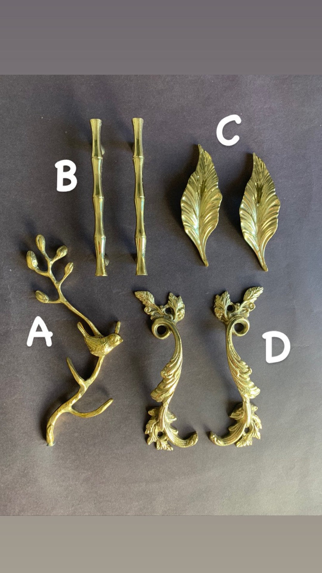 Resin Tray Handles: Rustic Style A, B, C, D - Etsy