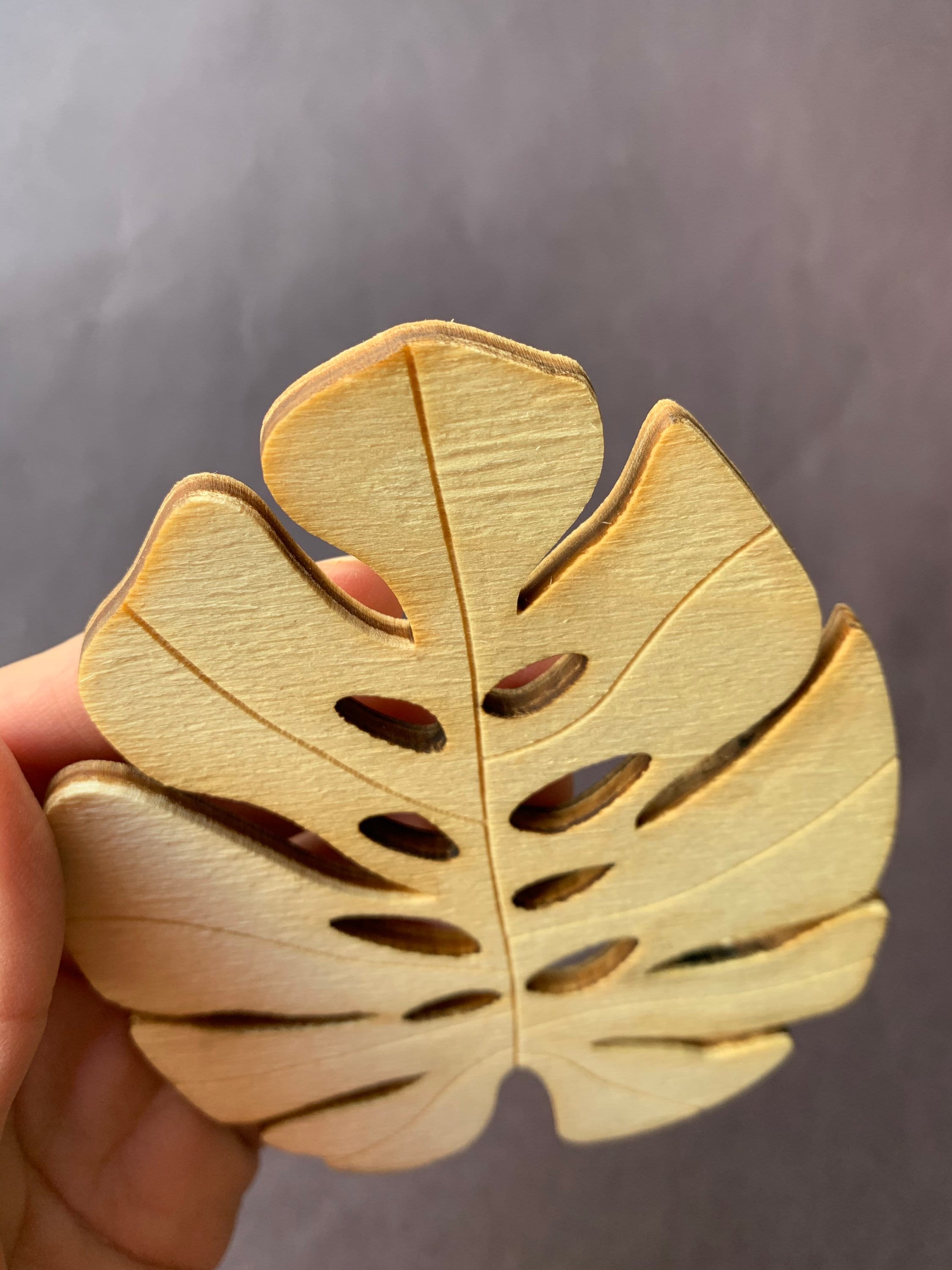 Wood Monstera Tray Resin Monstera Leaf Wall Decorations Palm - Etsy