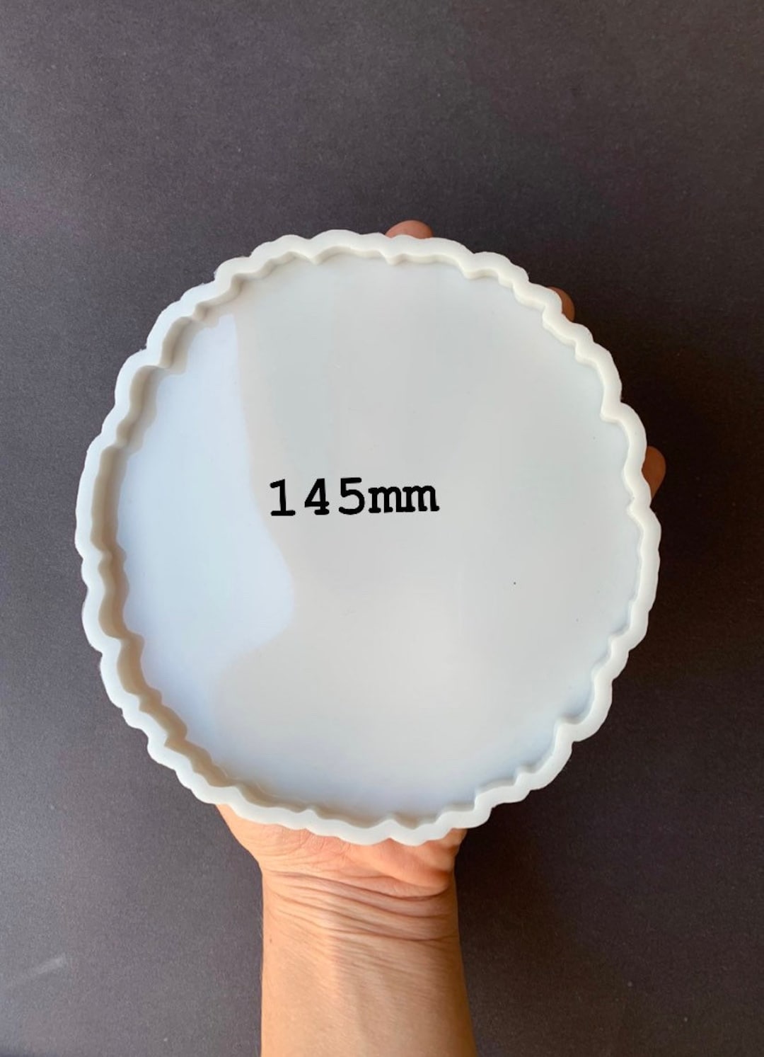 Geode Coaster Agate Resin Mold, Coaster Molds, Rough Edge Crystal Geode ...