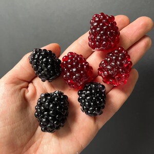 3D Realistic Blackberry Silicone Mold for Resin/ Wax/ Polymer Clay ...