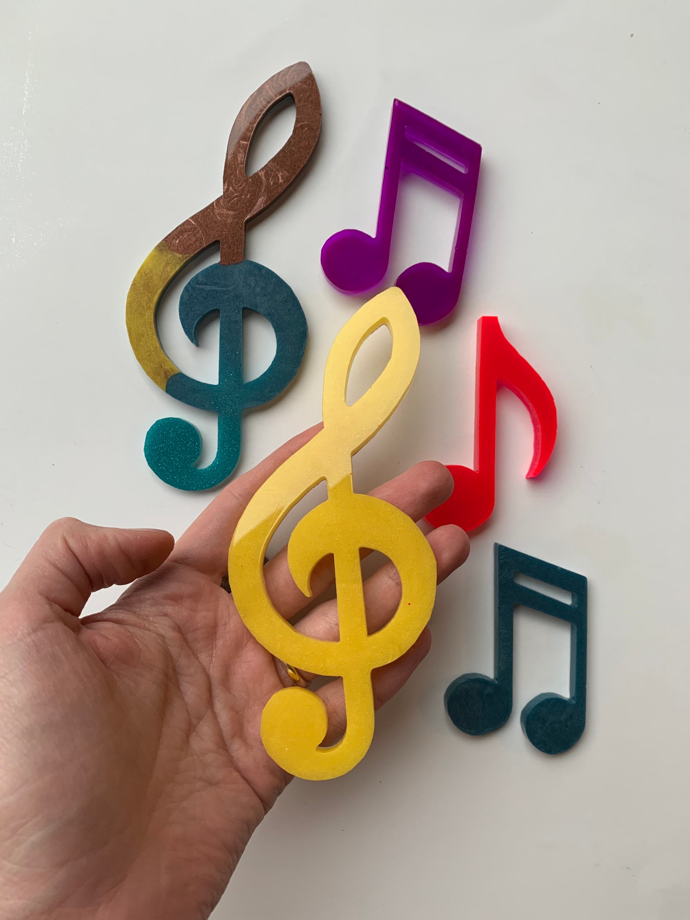 Molde de notas musicales molde de notas musicales - Etsy México