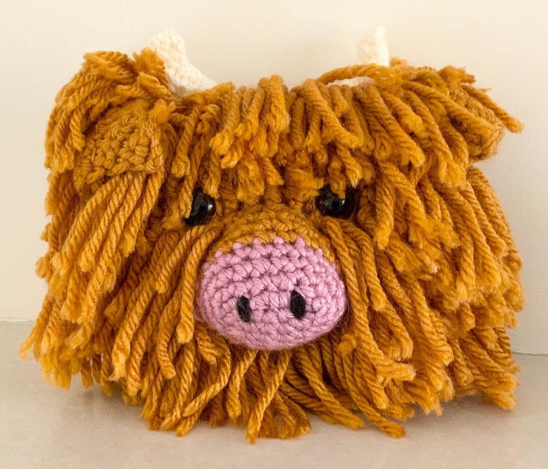 Highland Cow Tea Cosy/handbag Crochet Pattern - Etsy