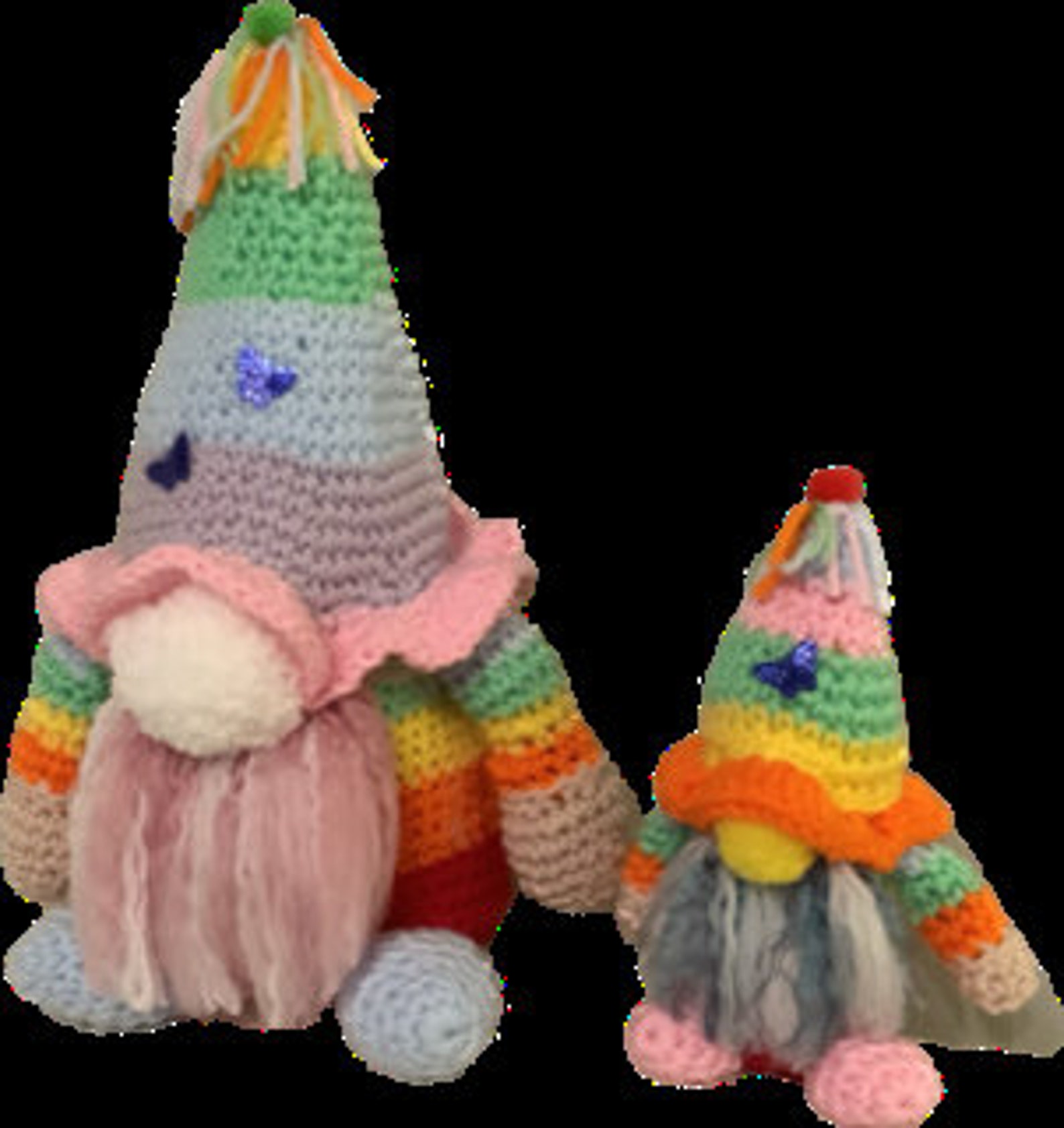 RAINBOW GONK and Baby Crochet Pattern - Etsy
