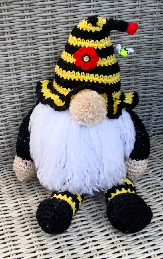 Bumble Bee Gonk Crochet Pattern | Etsy