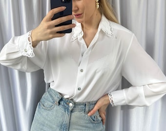 marno Claire sheer tops White(Clara Sheer Shirt) marno Claire sheer tops White(Clara Sheer Shirt)