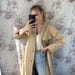 Vintage Light Fall Camel Color Trench Coat, Elegant Women’s Belted ...