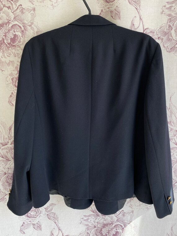 Vintage double breasted black classy blazer - Gem