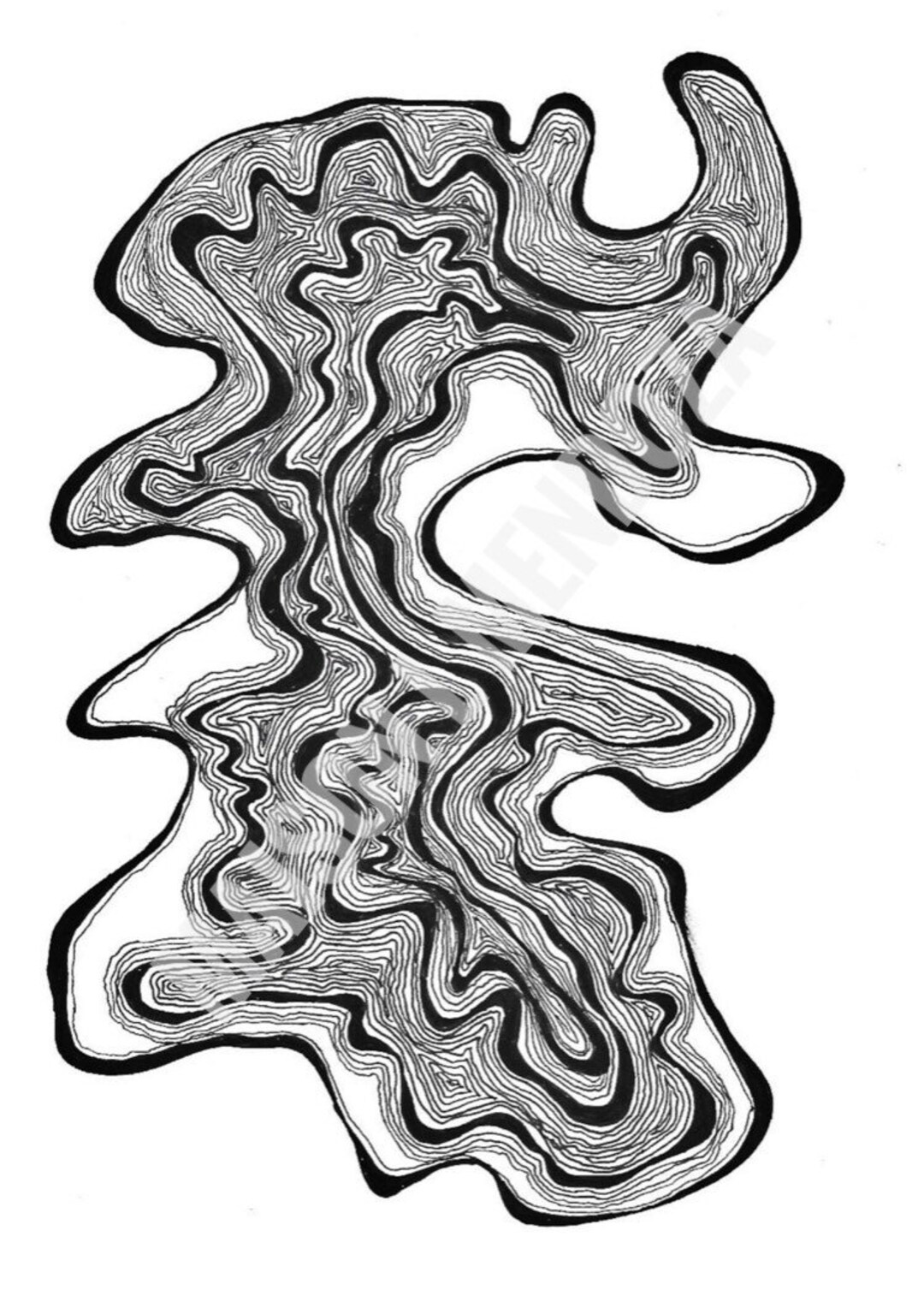 Abstract Vinyl Sticker oil - Etsy