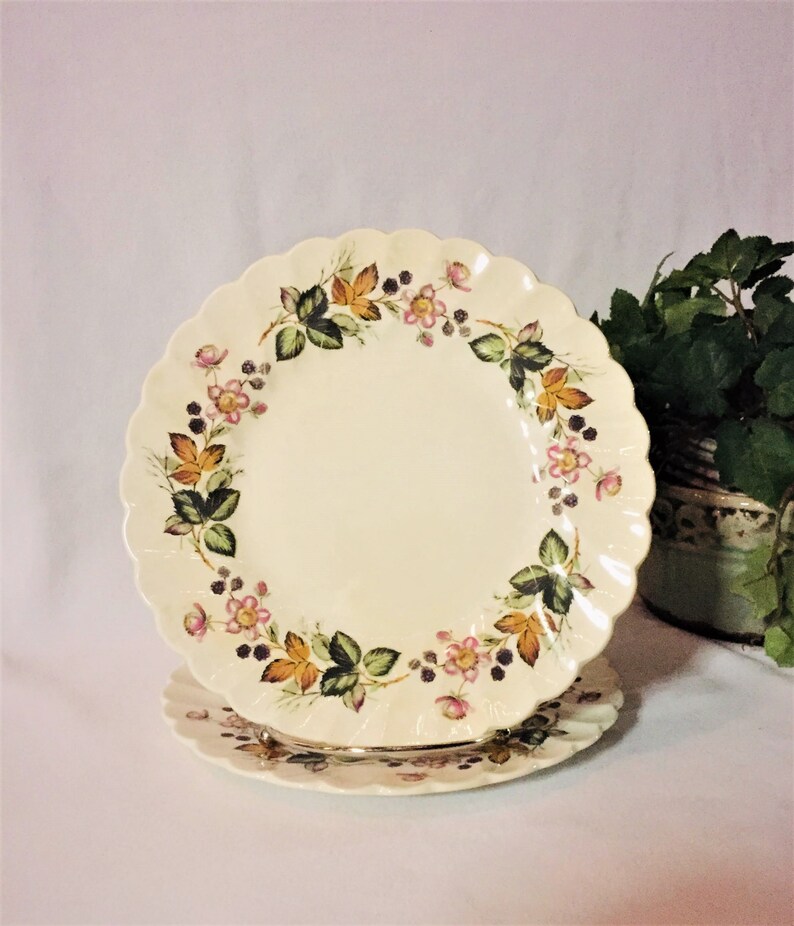 Myott Old Chelsea / 8 Side Plates / Staffordshire - Etsy