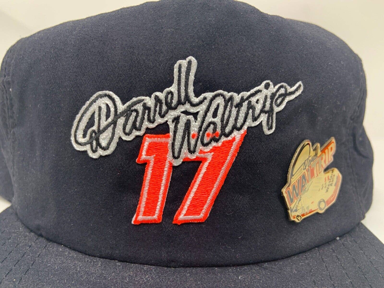 Vintage Darrell Waltrip #17 Western Auto NASCAR Race Hat Cap With Pin ...