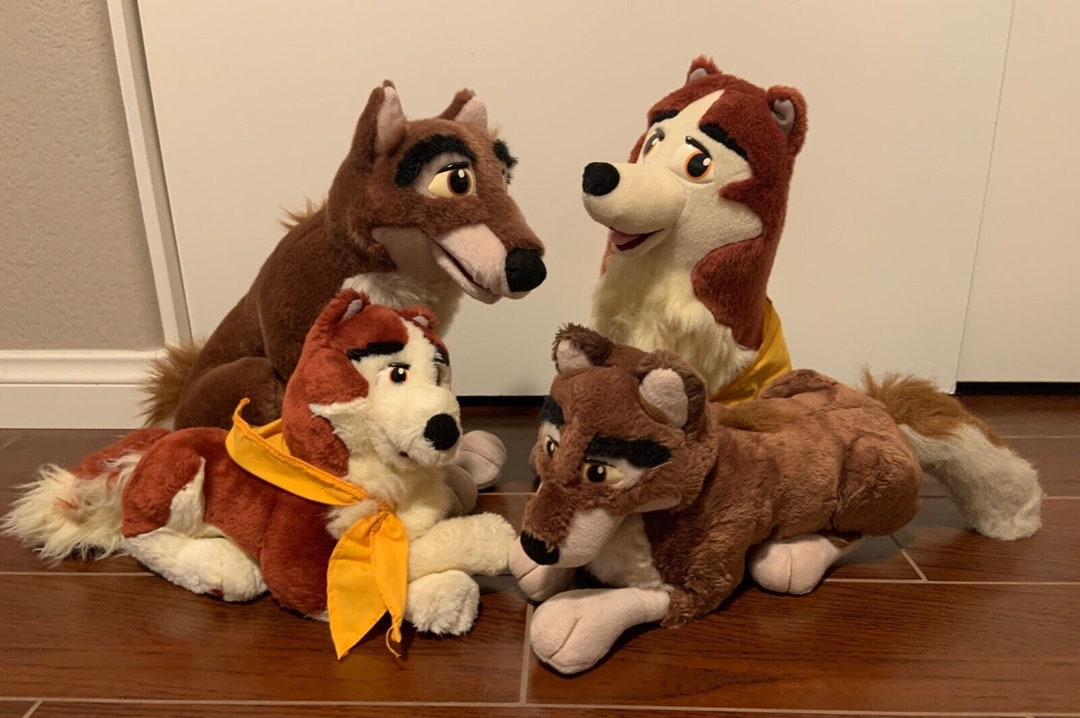 1995 Universal Set of 4 Balto & Jenna Plush Sitting and Laying - Etsy