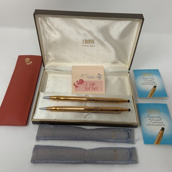 Cross Pen Leather Case - Etsy