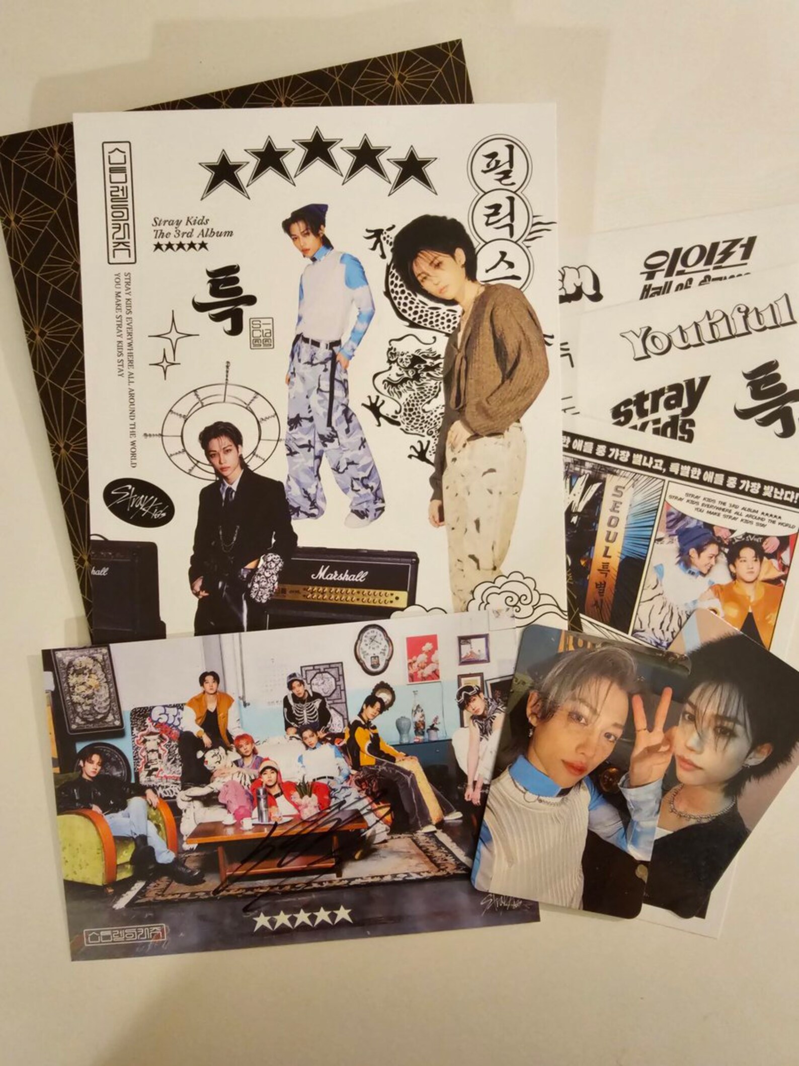 Stray Kids "5-star" Signed Postcard + Album/full Inclusions - Etsy