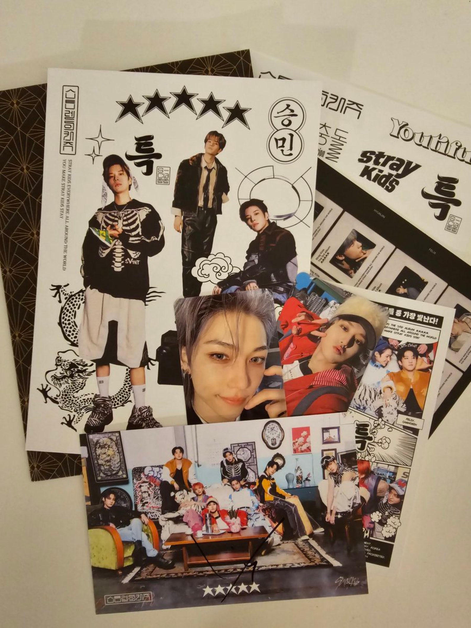 Stray Kids "5-star" Signed Postcard + Album/full Inclusions - Etsy