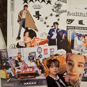 Stray Kids "5-star" Signed Postcard + Album/full Inclusions - Etsy