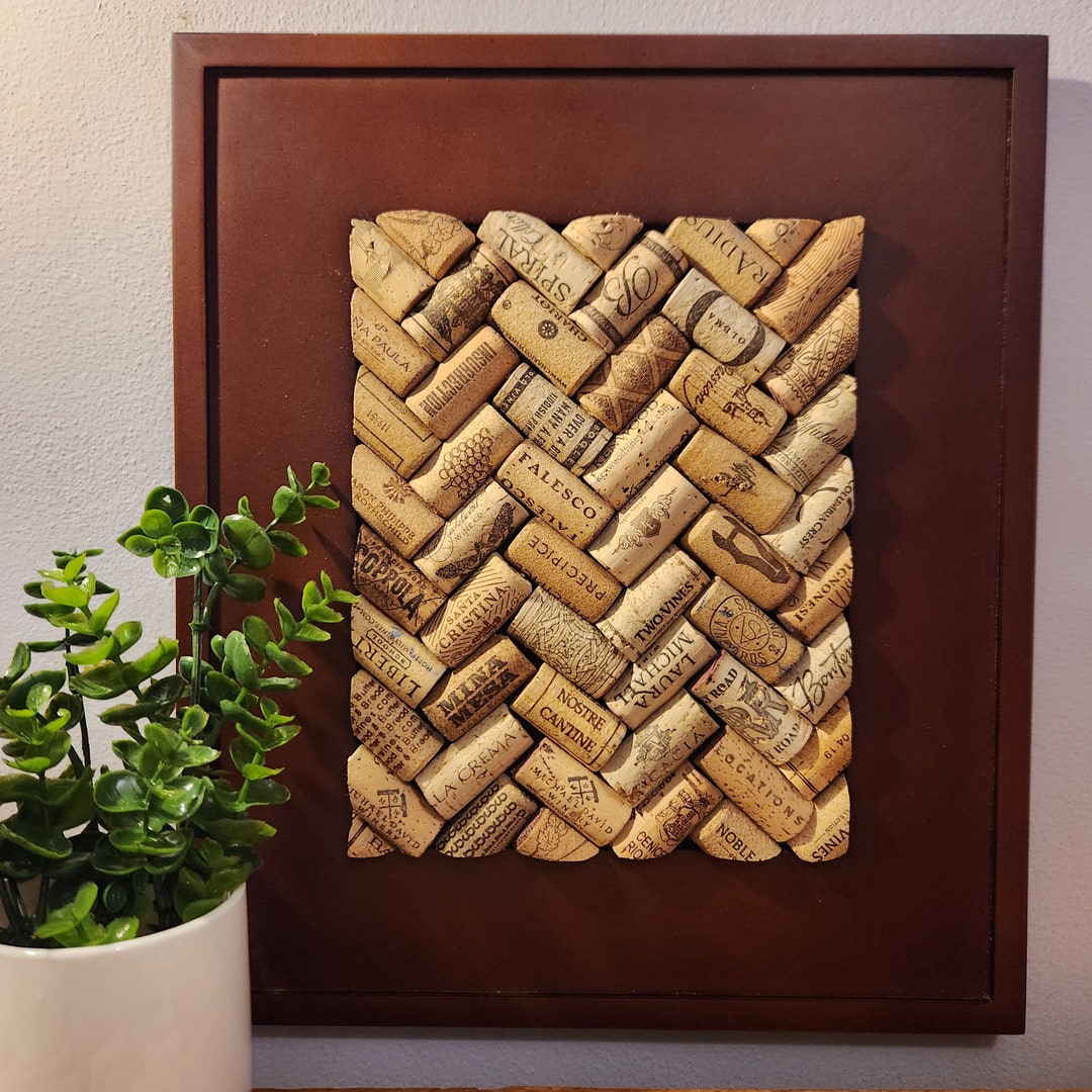 Wine Cork Photo Display Picture Frame Cork Board - Etsy