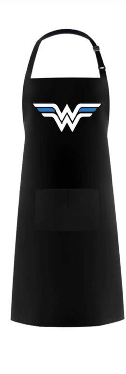 Warrior Woman Thin Blue Line Apron - Etsy