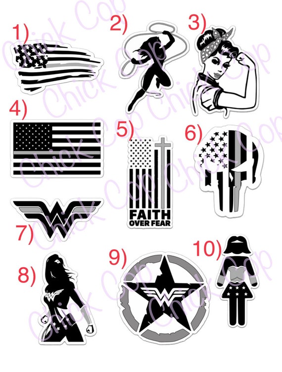 Corrections Officer Women Stickers - Etsy