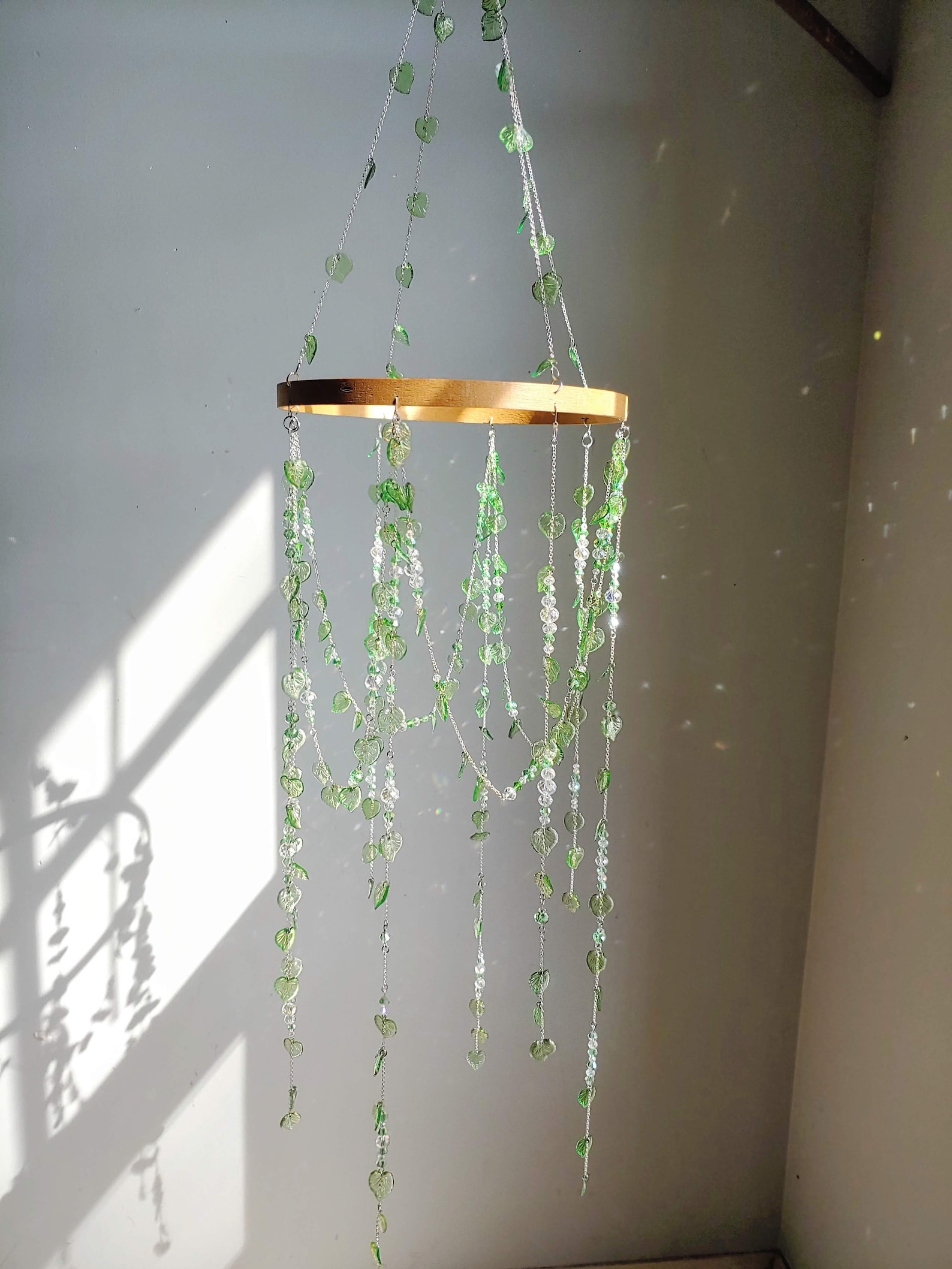 Cottage Core Leaf Sun Catcher Decoration - Etsy