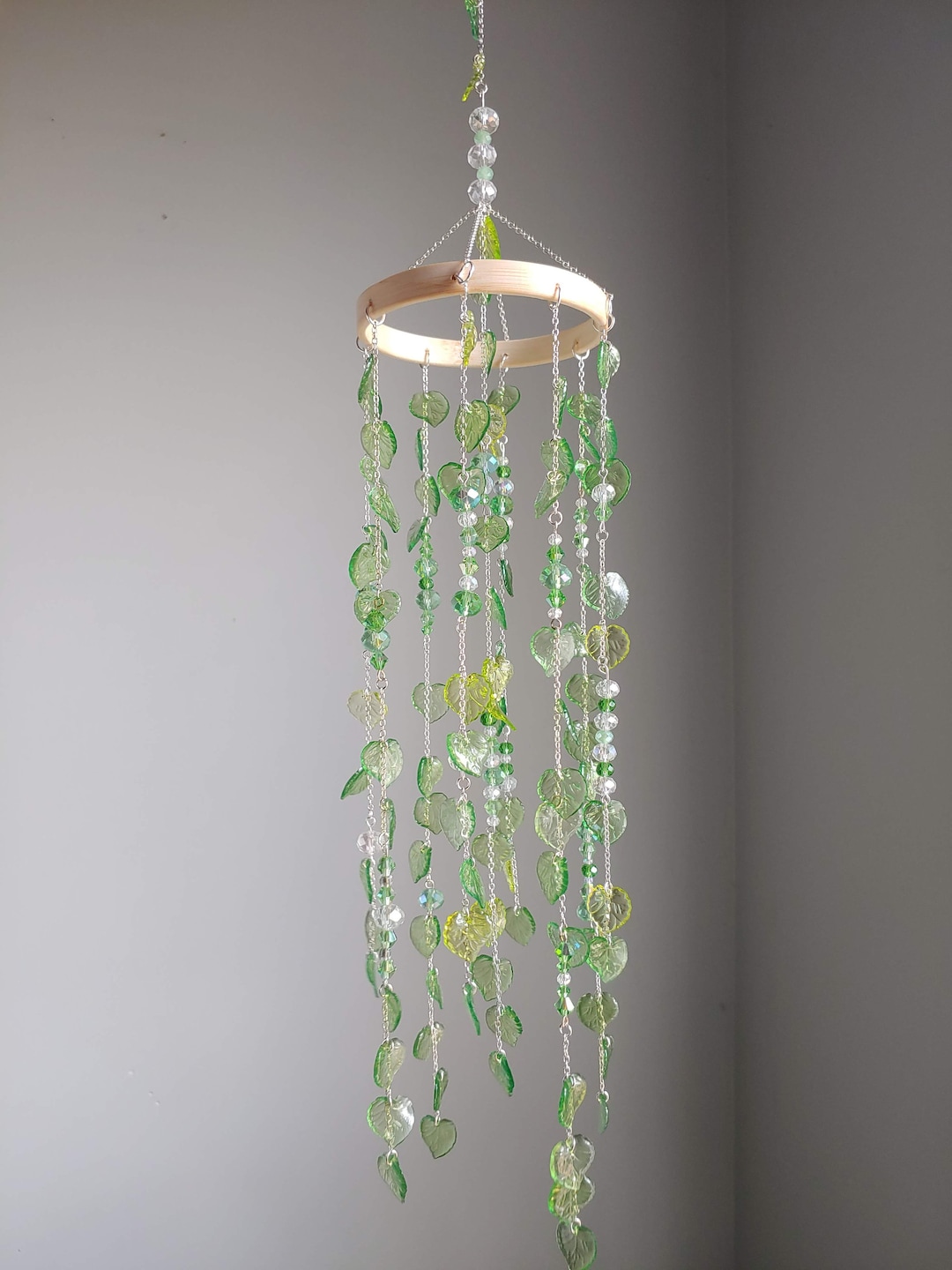 Small Cottage Core Leaf Suncatcher Decoration - Etsy