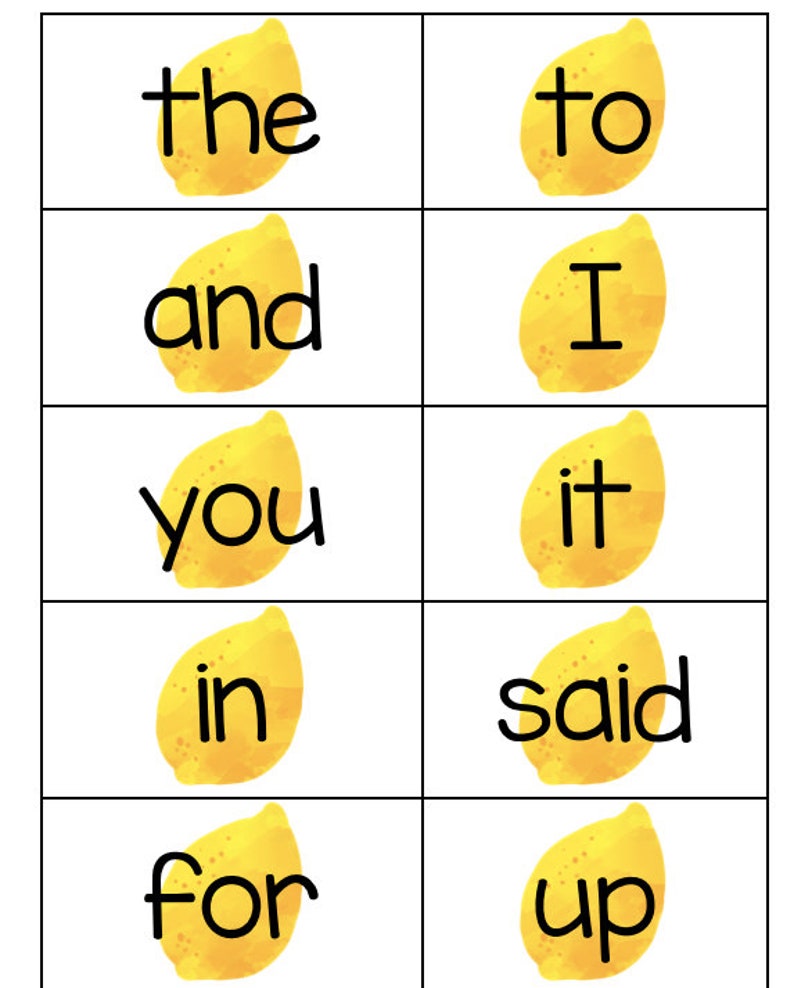 Preschool Learning Pack: Lemonade - Etsy