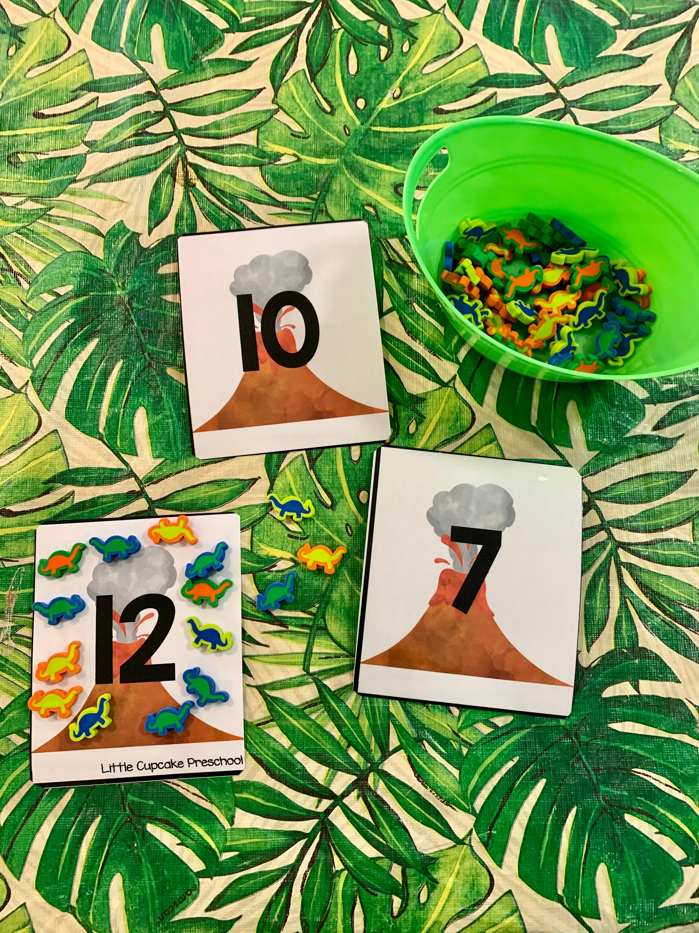 Dinosaur Preschool and Prek Math and Literacy Printable Learning Pack ...