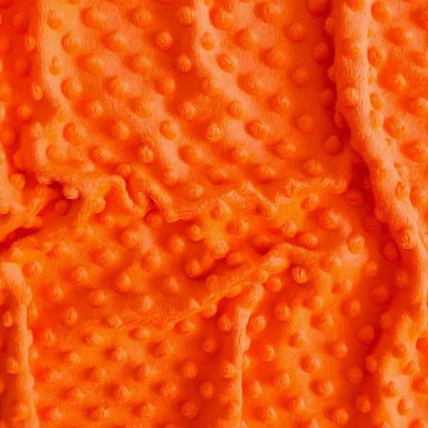 Orange Dot Fabric - Etsy