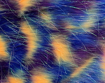 Charlie PATCHES GLITTER 3 Shaggy Soft Faux Fur Fabric for Home | Etsy