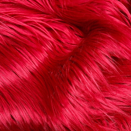 Anika RED Soft 4 Long Pile Faux Fur Fabric for Fursuit - Etsy