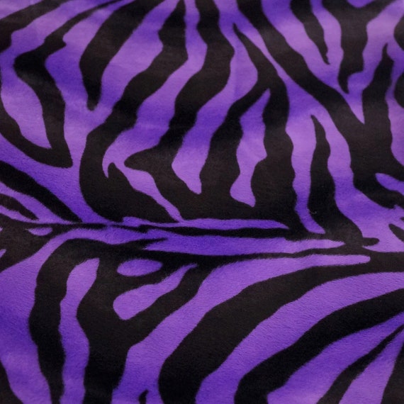 Purple Zebra Print
