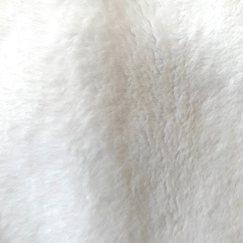 White Faux Fur Fabric - Etsy