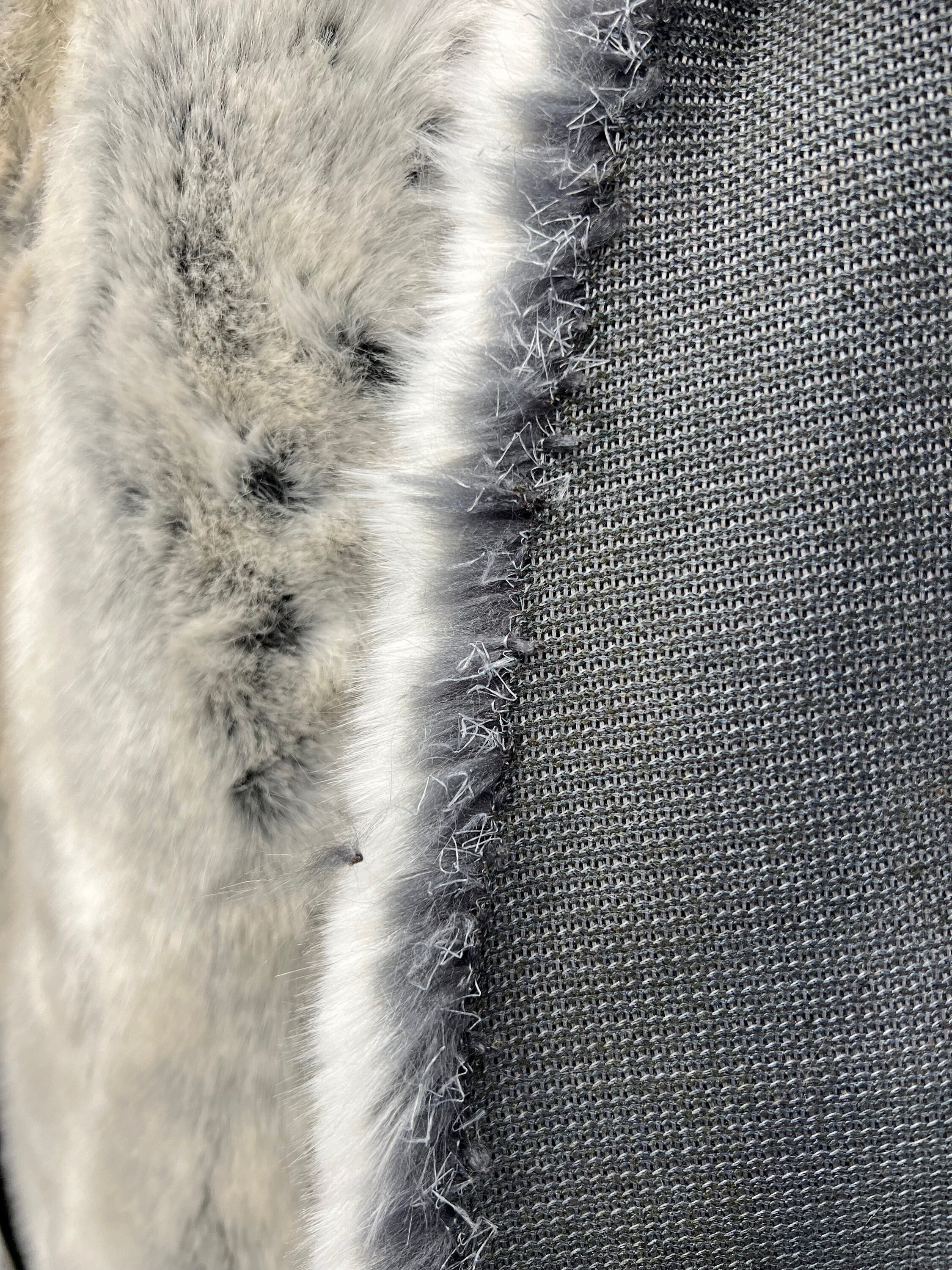 Euphoria Light BEIGE/WHITE/BLACK Ultra Soft Minky Rabbit Faux Fur ...