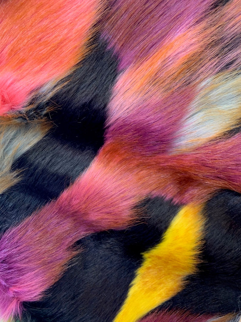 Melodie PATCHES 7 Shaggy Soft Faux Fur Fabric for Home Decor | Etsy