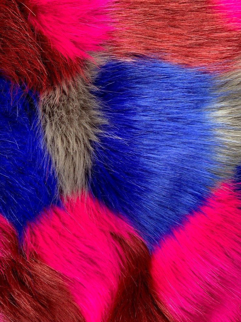 Melodie PATCHES 3 Shaggy Soft Faux Fur Fabric for Home Decor - Etsy