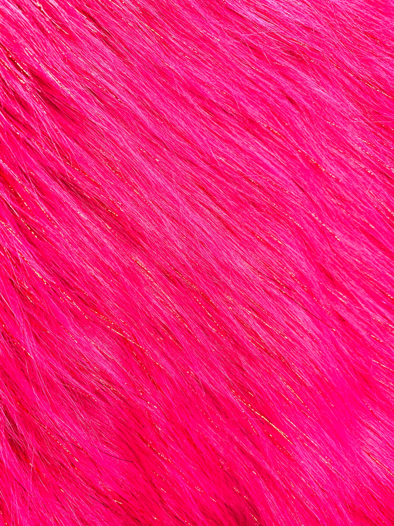 Amy HOT PINK Tinsel Glitter Shaggy Soft Faux Fur Fabric for Fursuit ...